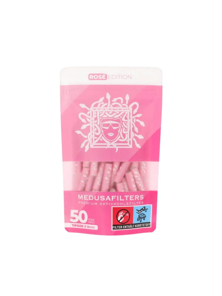 Medusa Carbon Filters 6mm PINK 50 pcs » Red Eye Monkey